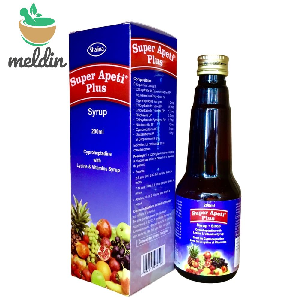 Super Apeti Plus Syrup 200 Ml | Meldinpharma